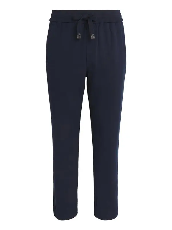 Brioni Cotton-blend Sweatpants - Blue