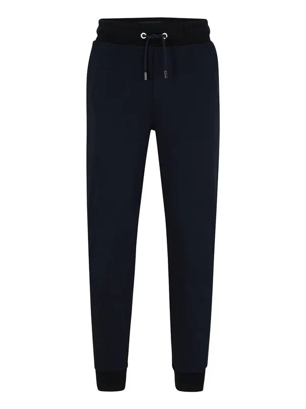 BOSS Cotton-cashmere Sweatpants - Blue