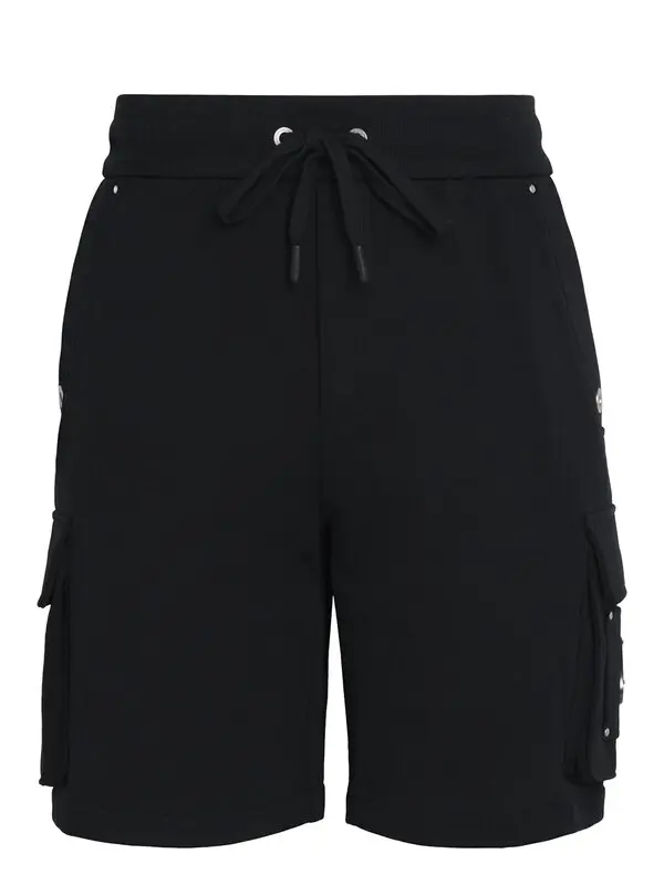 Moose Knuckles Cotton Hartsfield Cargo Shorts - Black