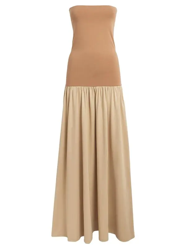 BY MALENE BIRGER Strapless Maxi Dress - Beige