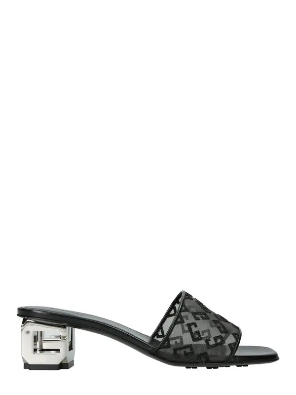 Givenchy Mesh G Cube Mules - Black