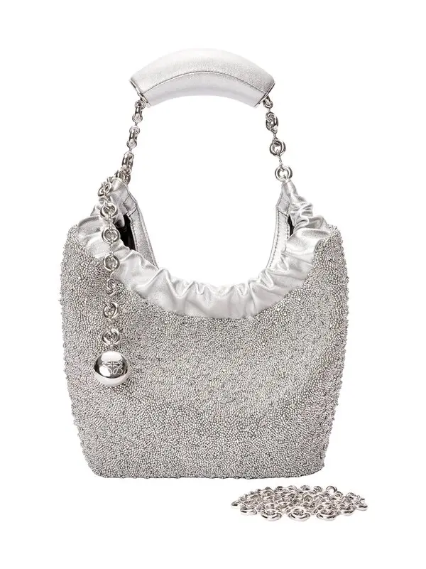 Loewe Mini Squeeze Top-handle Bag - Silver