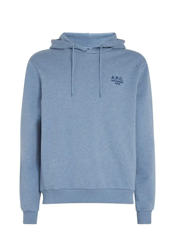 A.p.c. Logo Hoodie - Blue