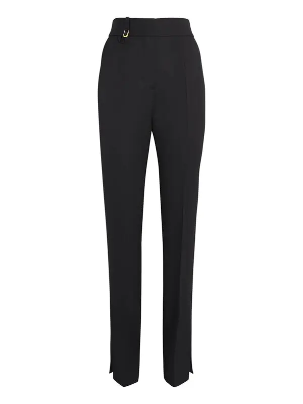 Jacquemus Virgin Wool Tibau Trousers - Black