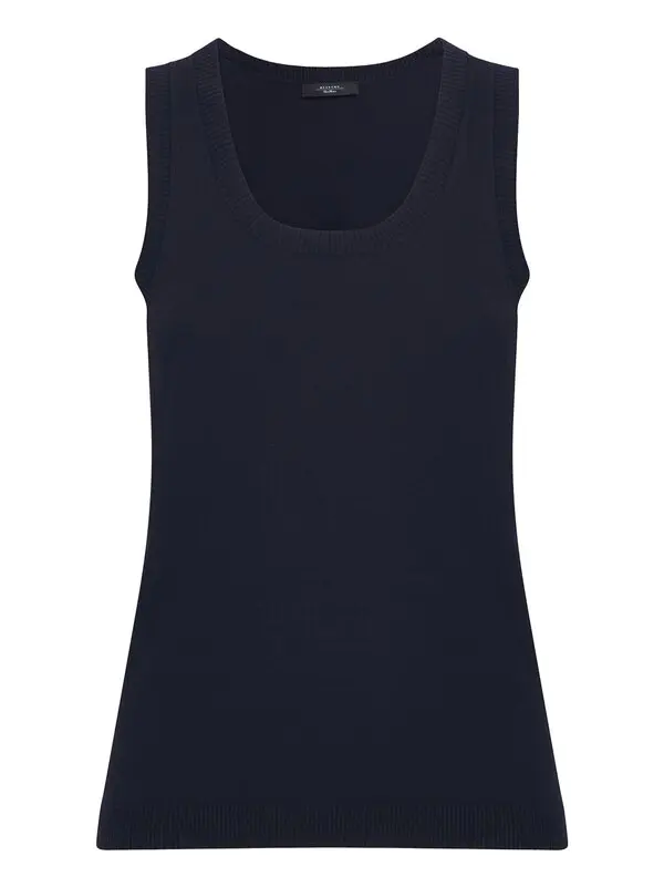 Max Mara Knitted Tank Top - Blue