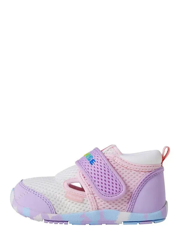 MIKI HOUSE Mesh Double Russell First Shoes - Purple