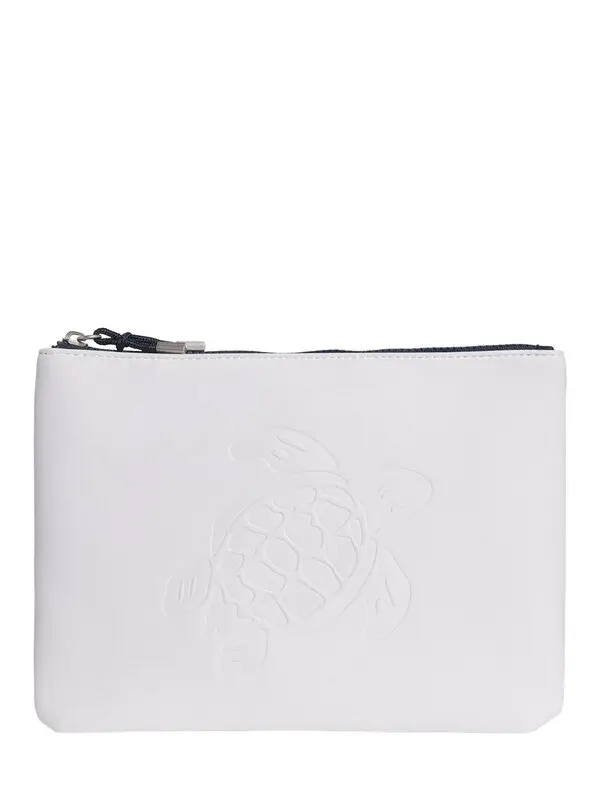 Vilebrequin Neoprene Zipped Pool Pouch - White
