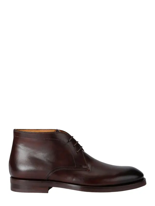 Magnanni Leather Kliff Chukka Boots - Brown