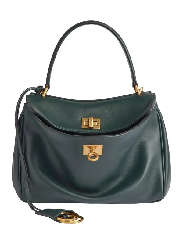Balenciaga Mini Leather Top-handle Rodeo Bag - Green