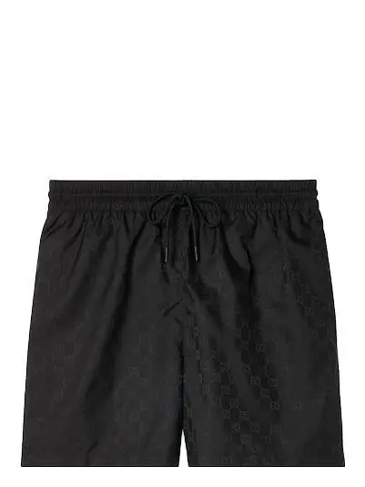 Gucci Gg Nylon Swim Shorts - Black