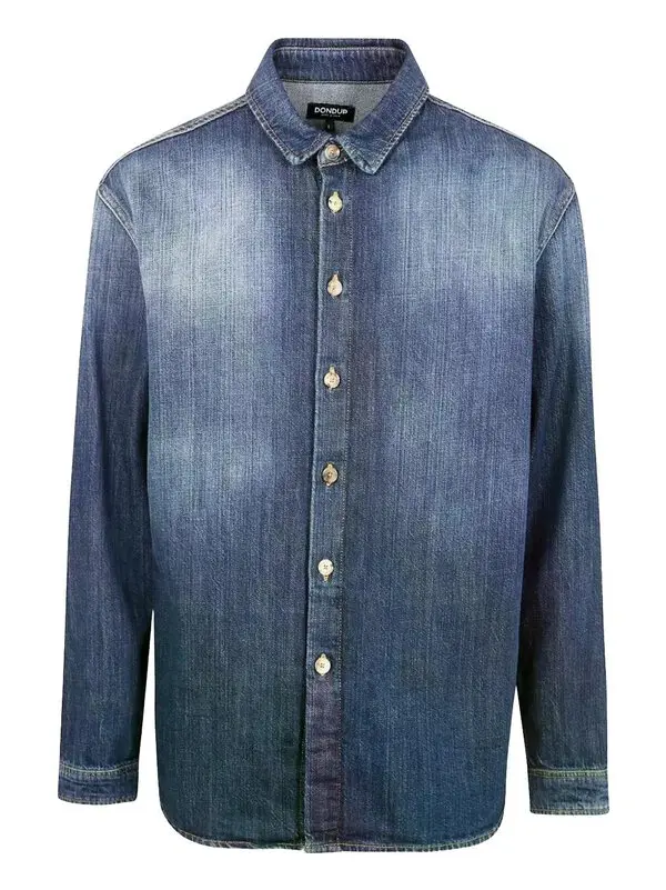DONDUP Cotton Shirt - Blue