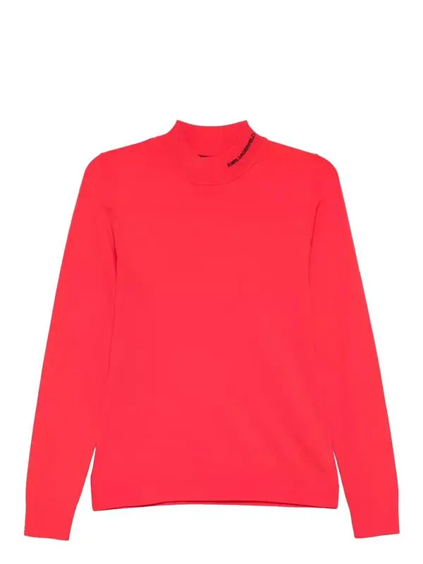 Karl Lagerfeld Classic Turtleneck T-shirt - Red