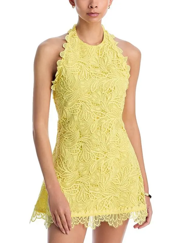 Waimari Canaria Mini Dress - Yellow