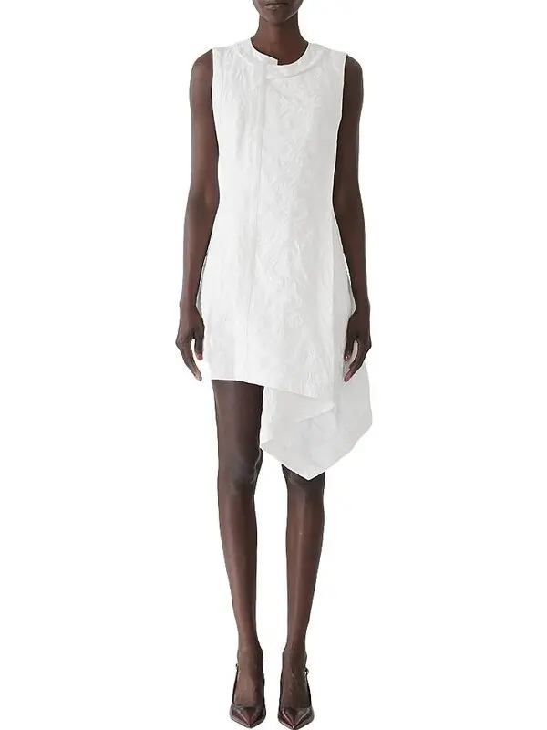 JASON WU Textured Asymmetric Dress - White