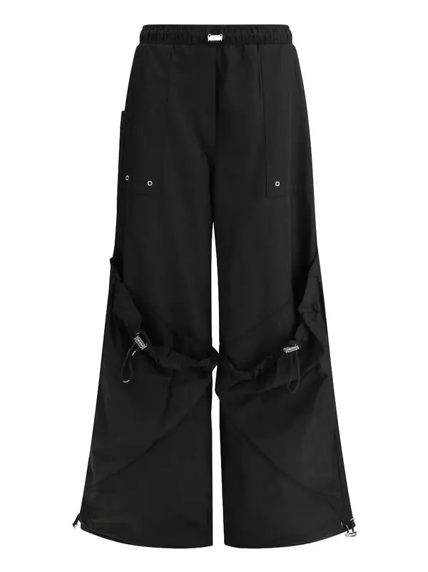 Attico Nylon Long Pant - Black