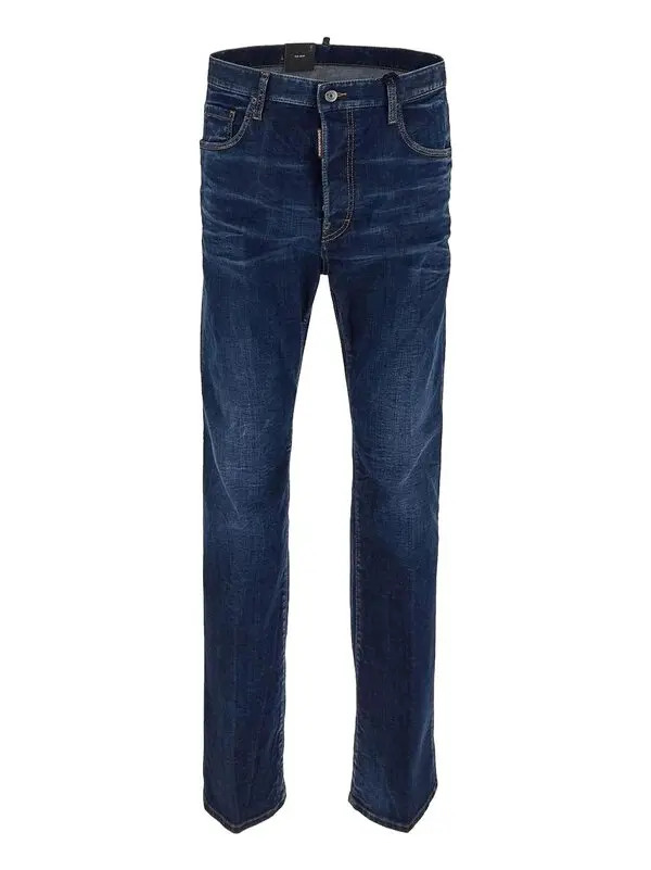 Dsquared2 Regular Fit Jeans - Blue