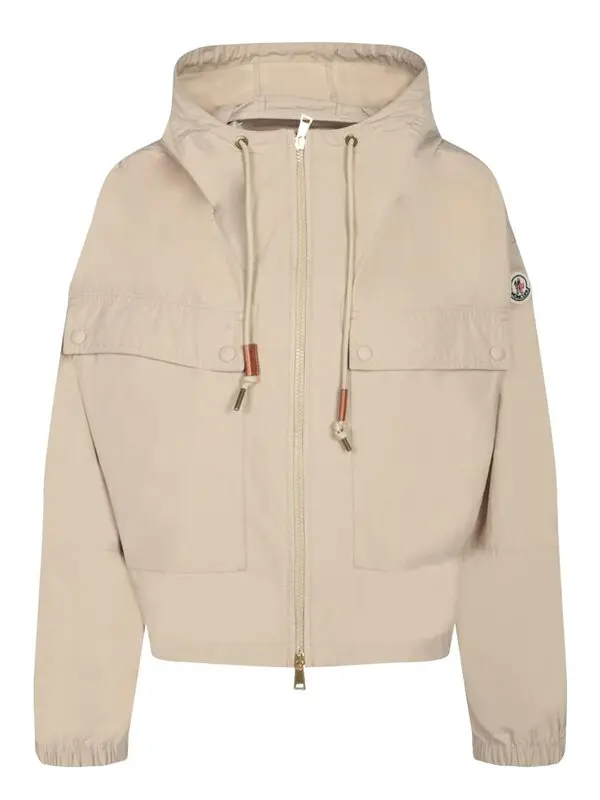 Moncler Sauvan Short Jacket - Beige