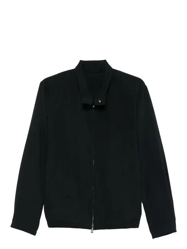 Emporio Armani Seersucker Jacket - Blue