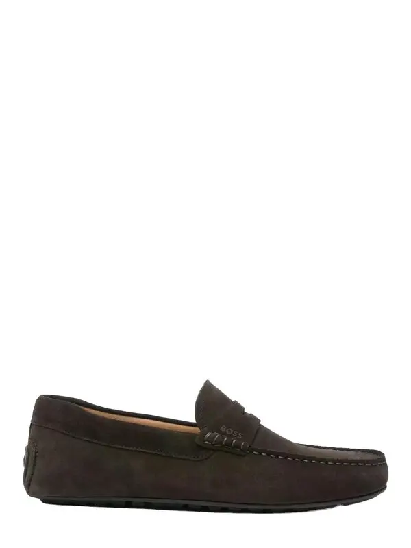 BOSS Suede Loafers - Brown