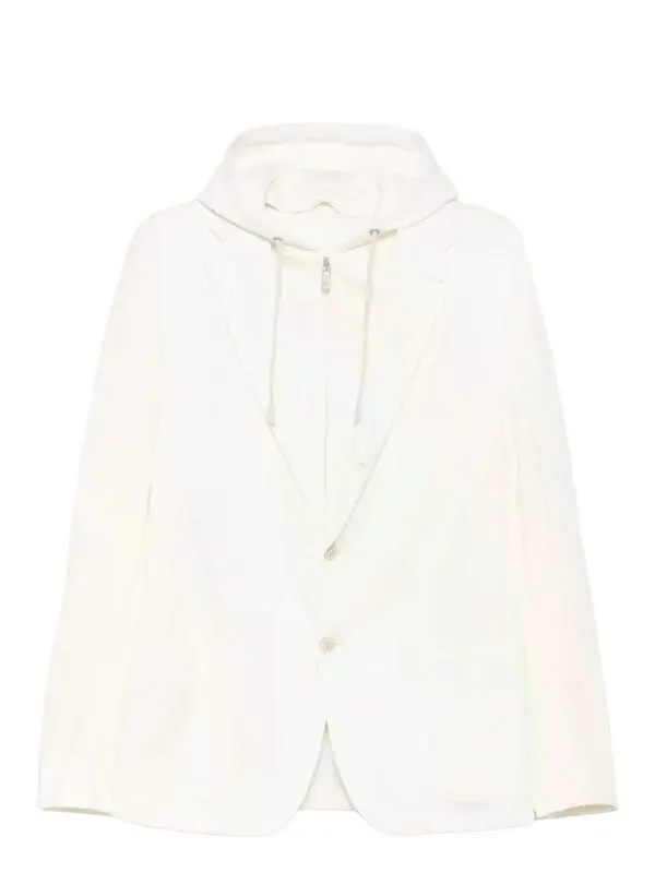 Eleventy Removable-bib Blazer - Neutrals