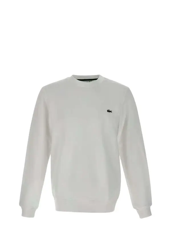 Lacoste Embroidered-motif Sweatshirt - White