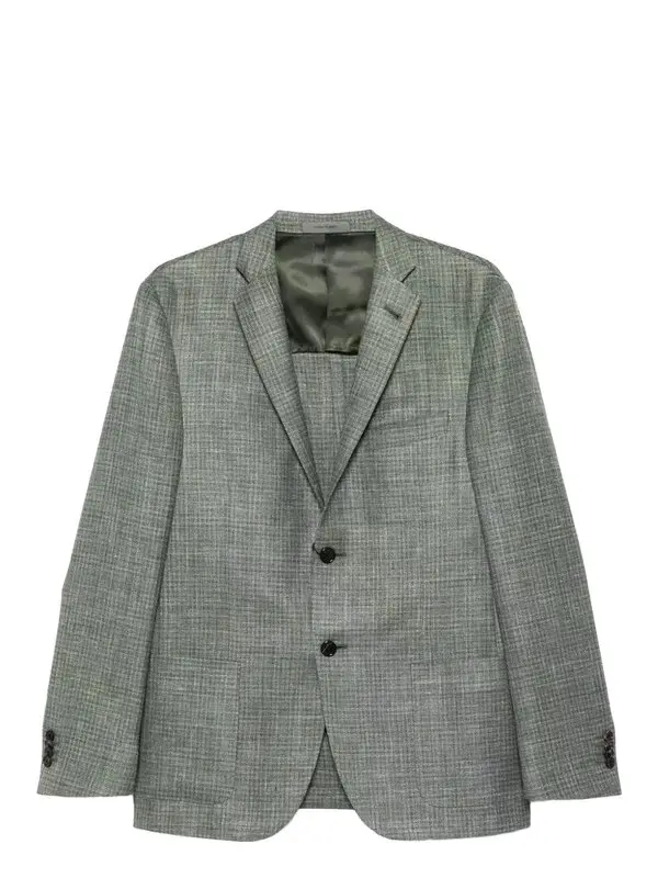 Corneliani Patch-pocket Blazer - Green