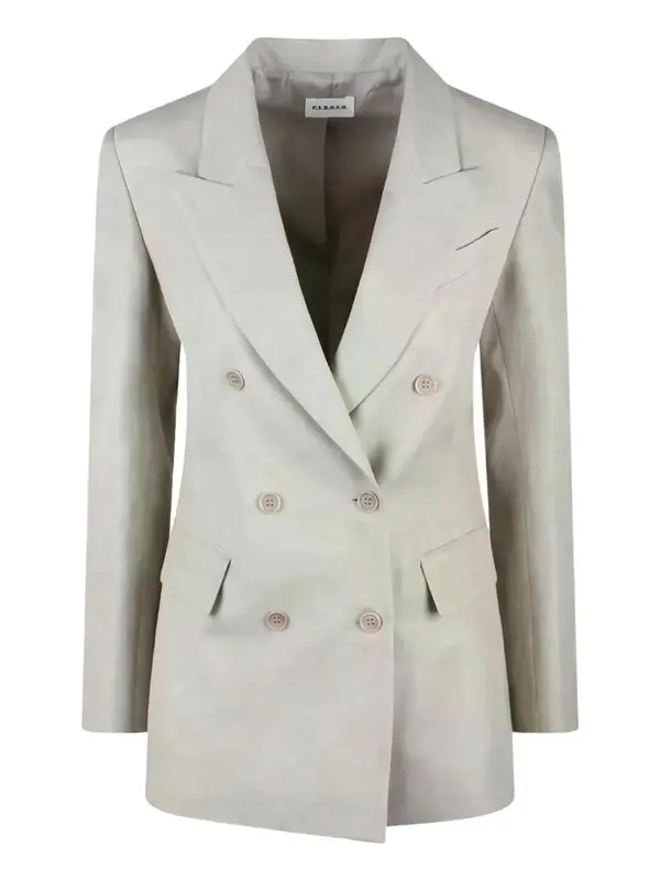 P.a.r.o.s.h Double-breasted Blazer - Neutrals