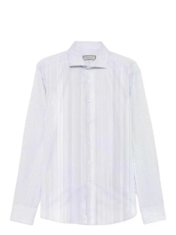 Canali Striped Shirt - White