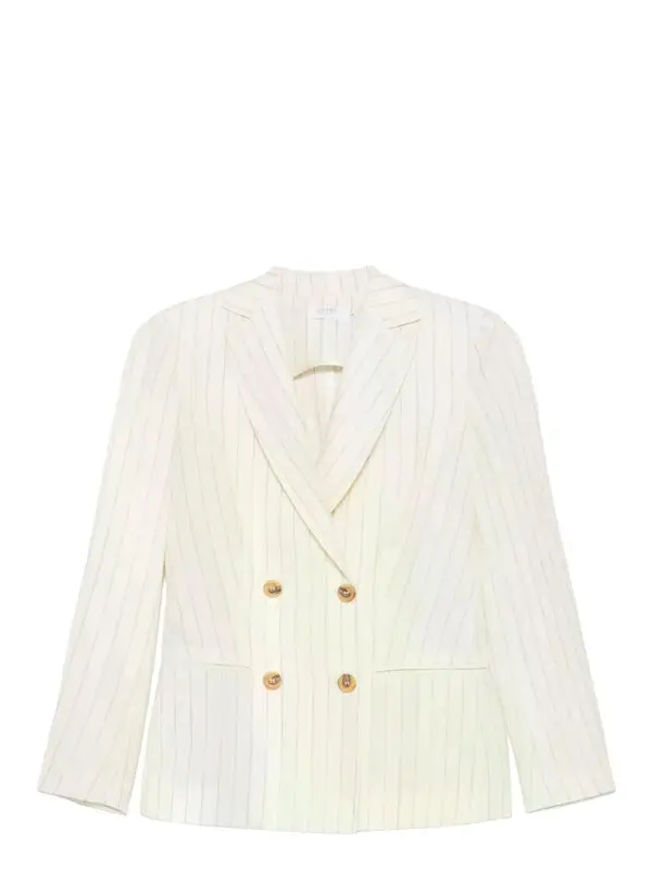 BARBA NAPOLI Pinstripe Double-breasted Blazer - Neutrals