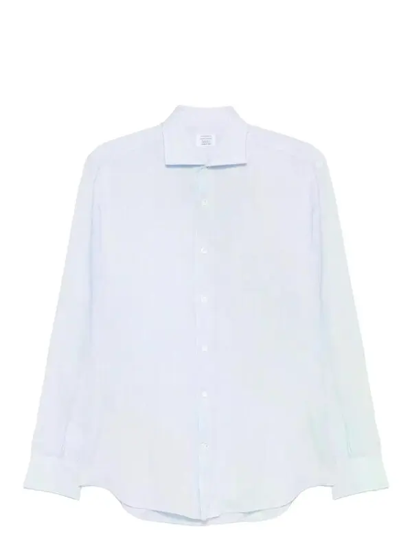 MAZZARELLI Linen Shirt - Blue