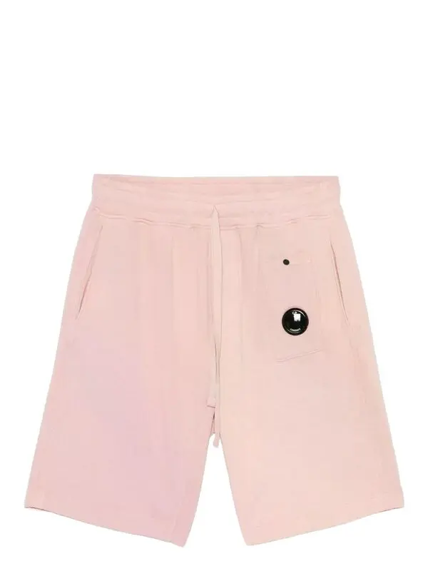 C.P. COMPANY Lens-detail Shorts - Pink
