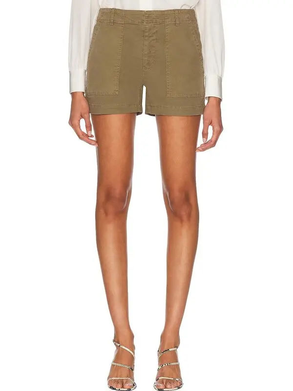 NILI LOTAN Utility Short - Military Green