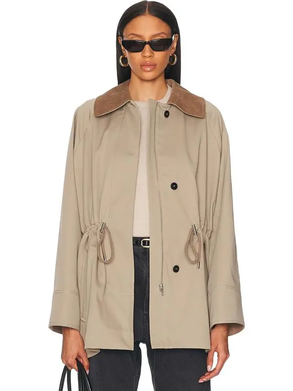 SKALL STUDIO Gaby Parka Jacket - Stone Moss