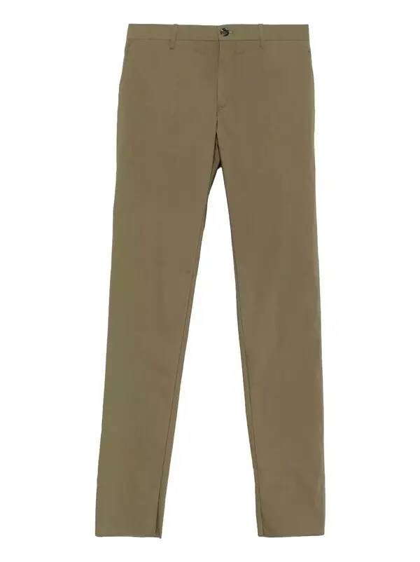 Incotex Elastic-band Chinos - Green