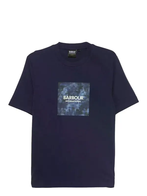 BARBOUR INTERNATIONAL Camo Ikat T-shirt - Blue