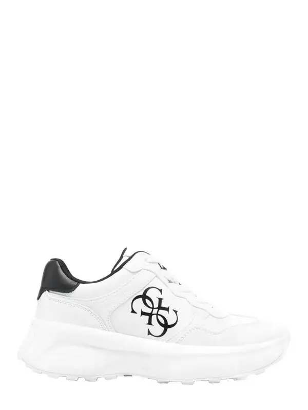 Guess Logo-print Sneakers - White