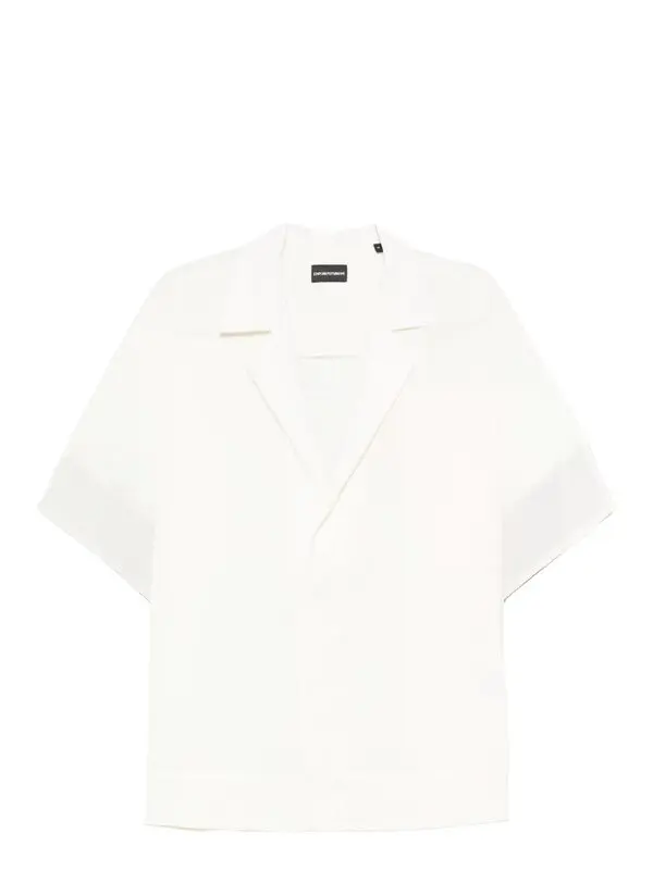 Emporio Armani Virgin Wool Shirt - Neutrals