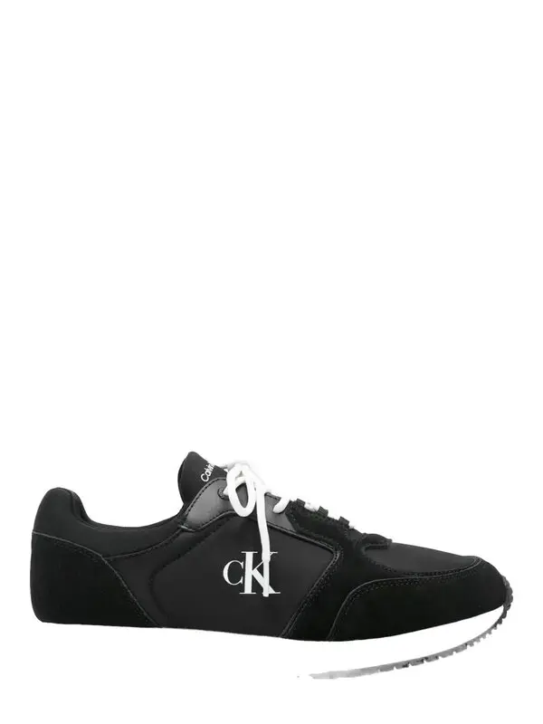 Calvin Klein Logo-print Sneakers - Black