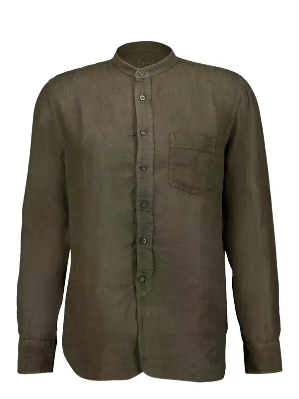 120% Lino Linen Shirt - Green