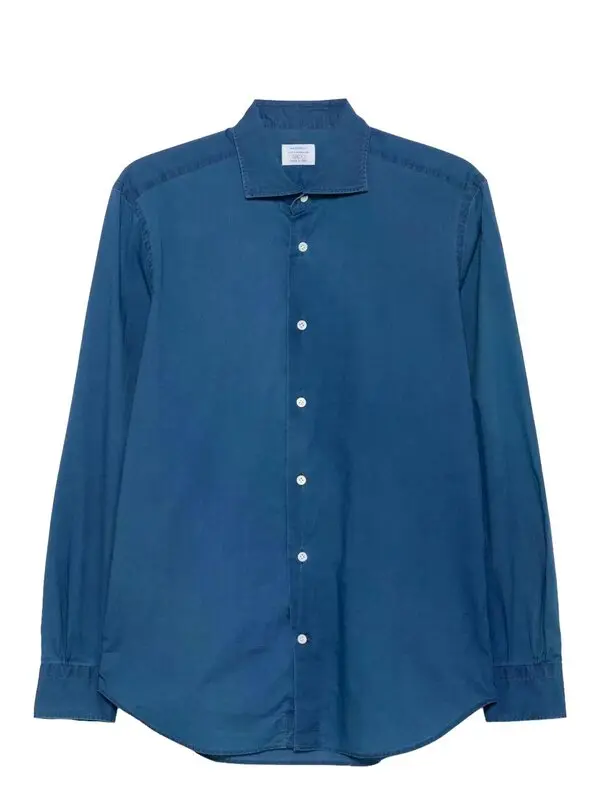 MAZZARELLI Cotton Shirt - Blue