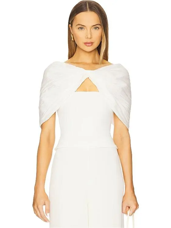 THE LINE BY K Elias Cape Top - White