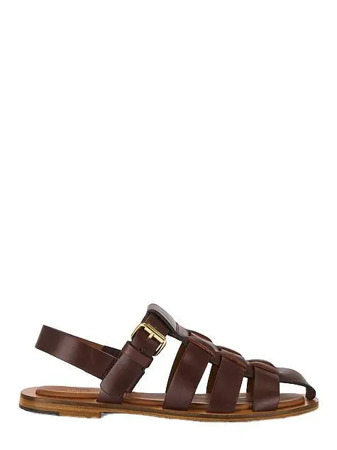 MANSUR GAVRIEL Fisherman Sandal - Chocolate