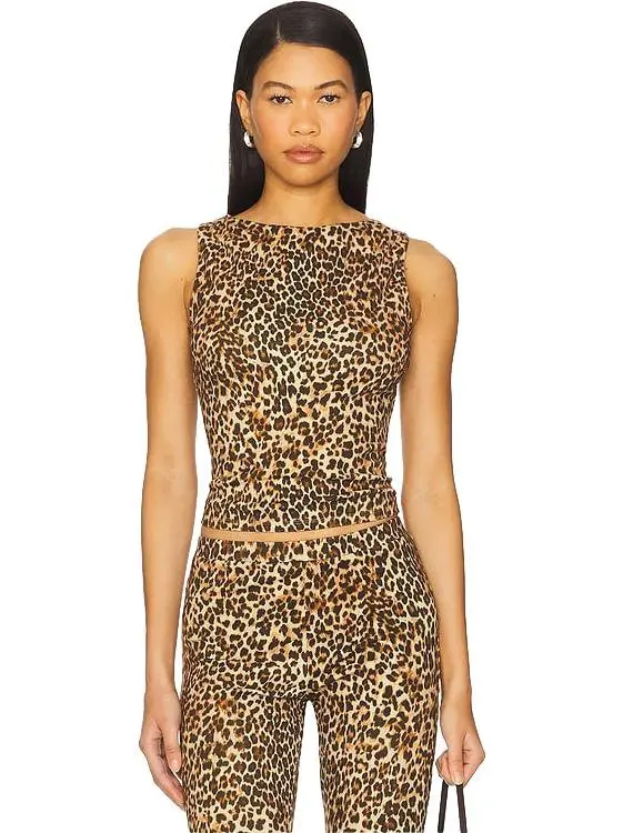 LOVERS AND FRIENDS Lainey Top - Leopard
