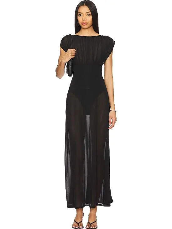 CAMILA COELHO Ophelia Dress - Black