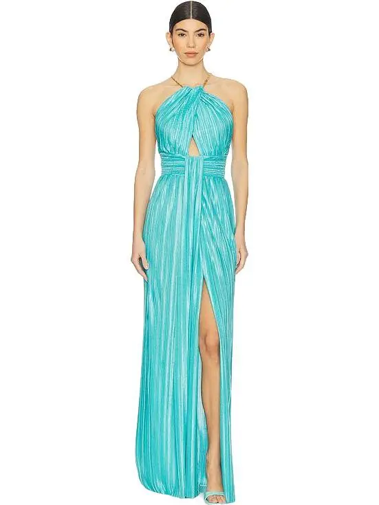 SABINA MUSAYEV Sophia Dress - Turquoise