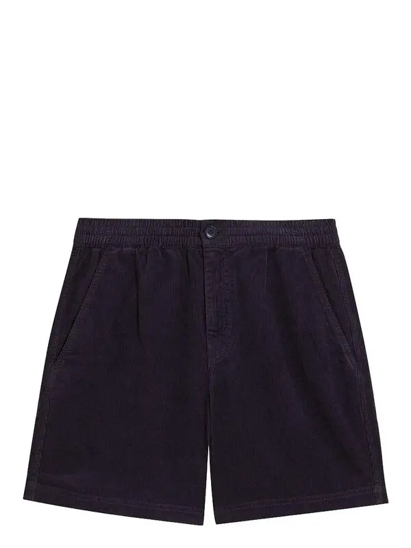 ALEX MILL Cotton-corduroy Shorts - Midnight Blue