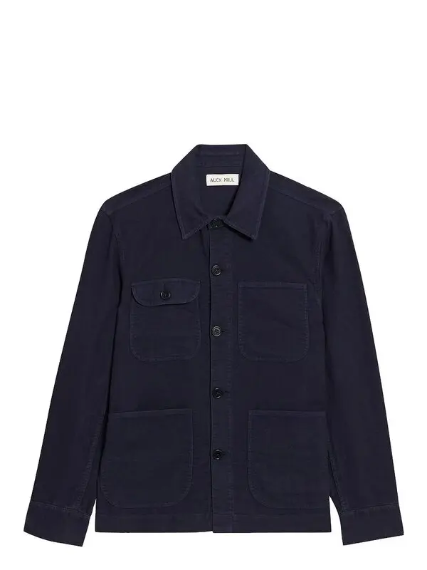 ALEX MILL Cotton Jacket - Navy