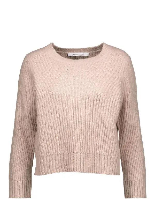Diane Von Furstenberg Rayne Cable-knit Sweater - Blush