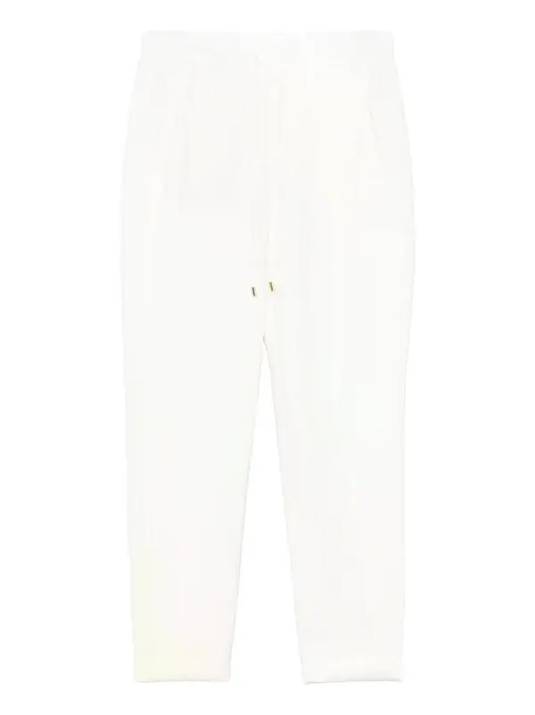 Liu Jo Jersey Track Pants - White