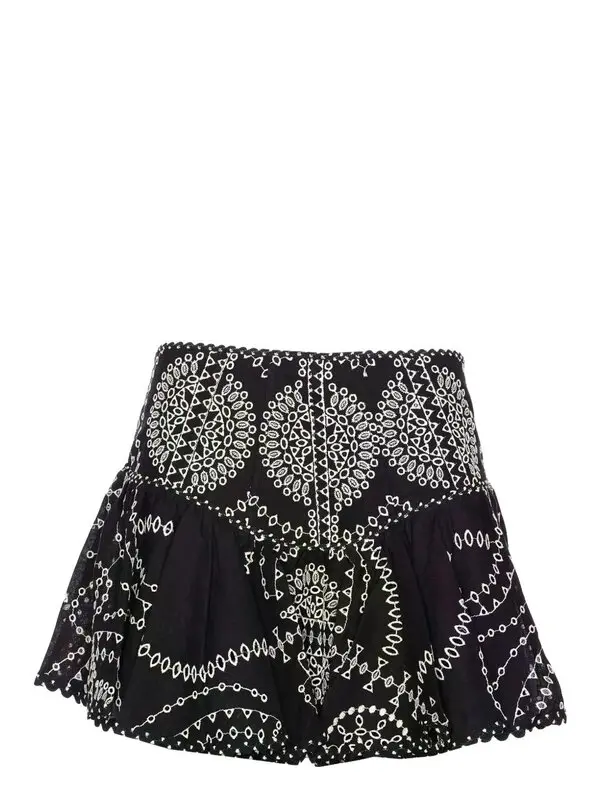 Charo Ruiz Ibiza Marli Mini Skirt - Black